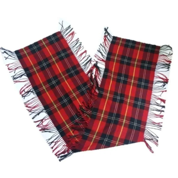 Lucky Brand | Accessories | Lucky Brand Plaid Red Black Scarf | Poshmark